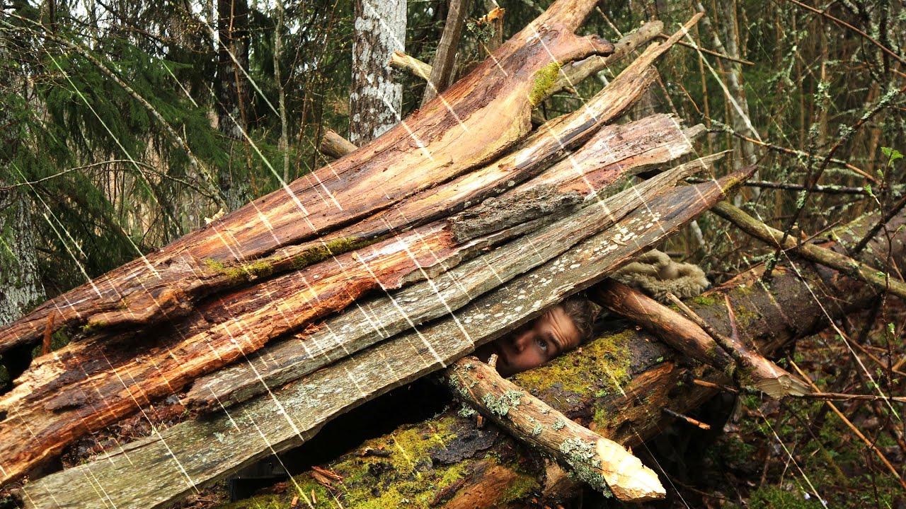Rainy Camping Adventure: Crafting a Waterproof Shelter