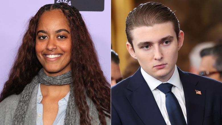 Sasha Obama Can't Escape The Wild Barron Trump Romance Rumors