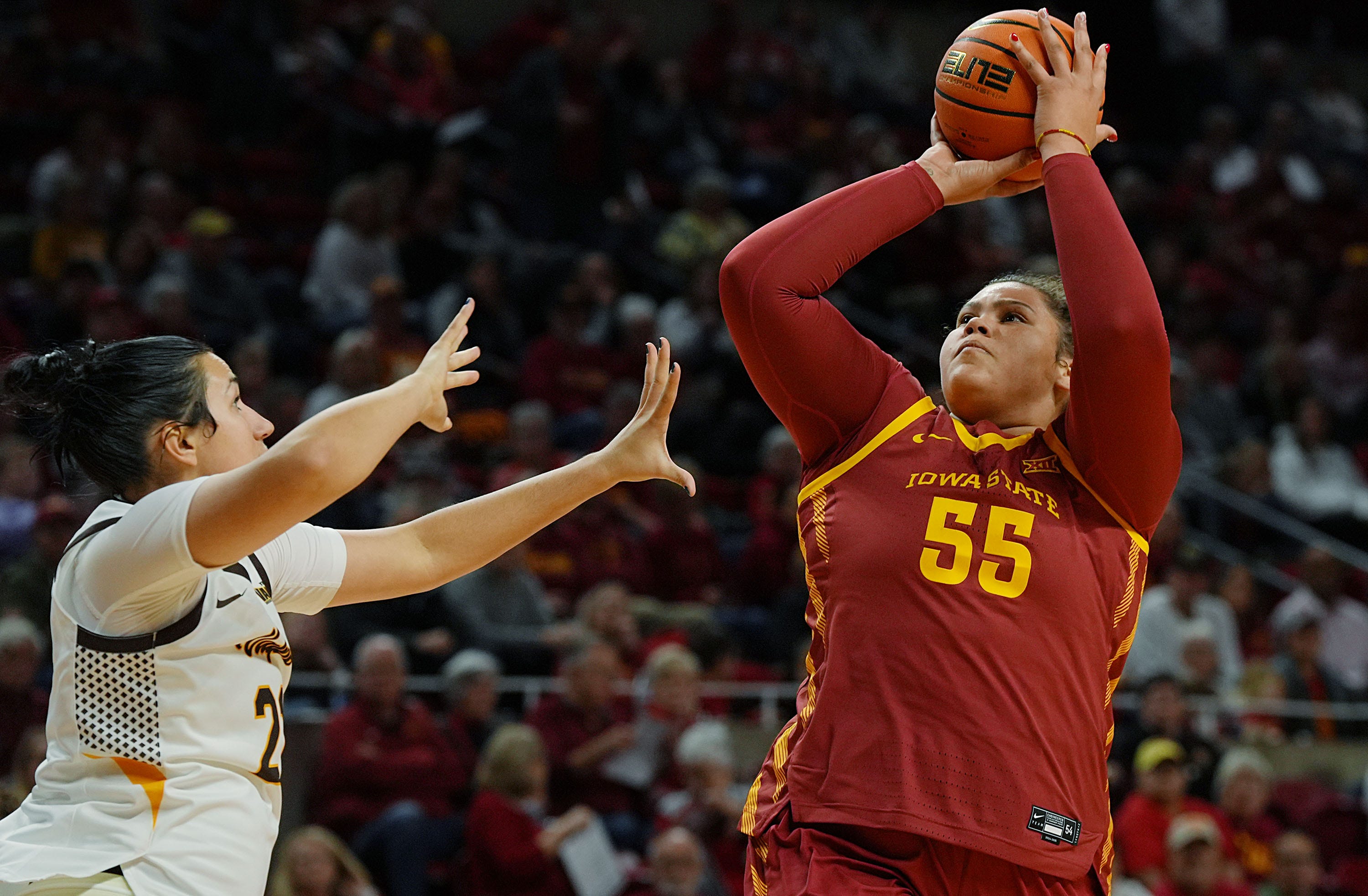 Audi Crooks breaks Iowa State women's basketball record with 43 points ...