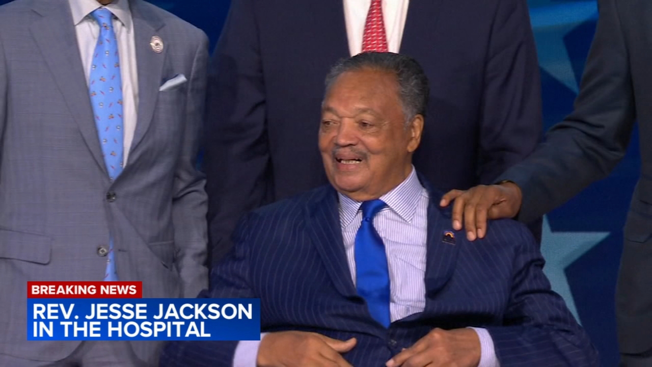Civil rights activist Rev. Jesse Jackson hospitalized in Chicago ...