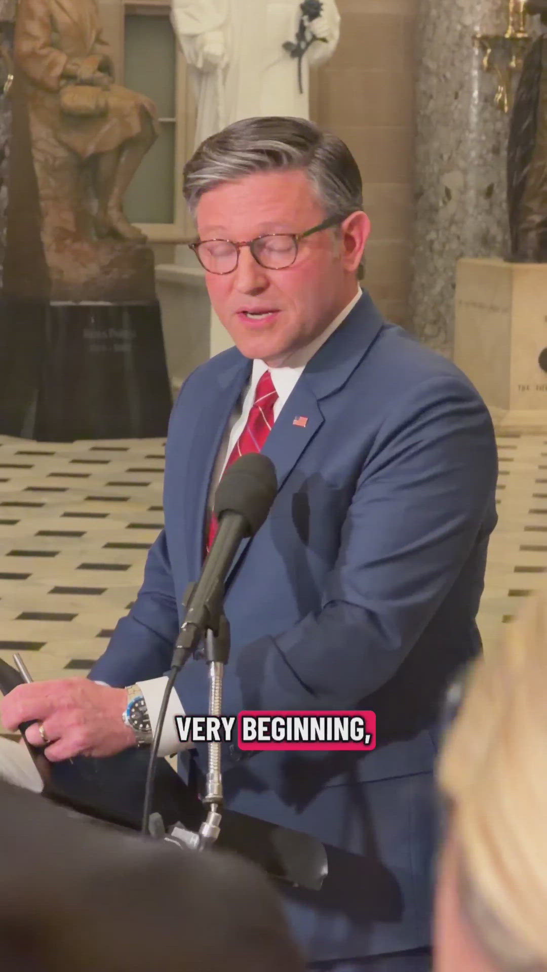 Speaker Mike Johnson after Congress passes spending bill