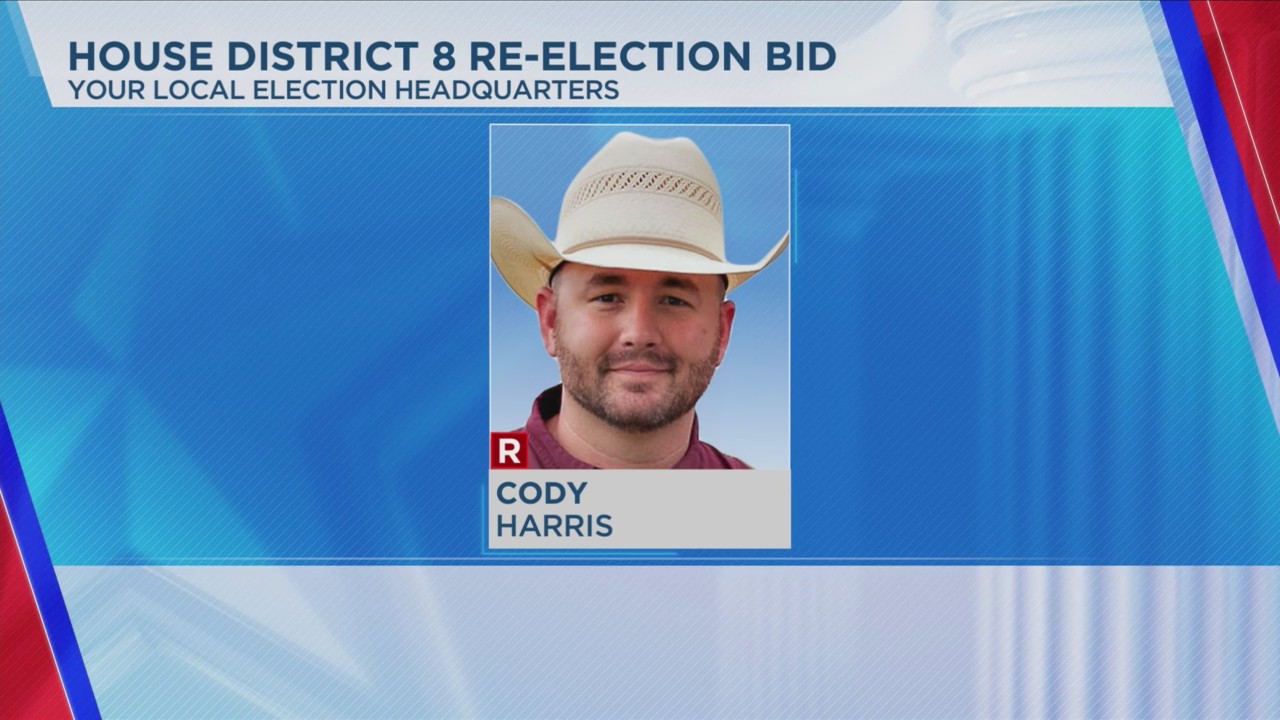 Rep. Cody Harris announces re-election bid for District 8