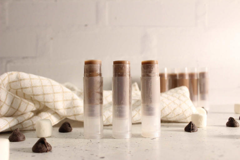 DIY Chocolate Lip Balm
