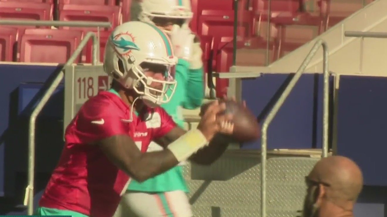 Dolphins prep in Madrid for first NFL game in Spain