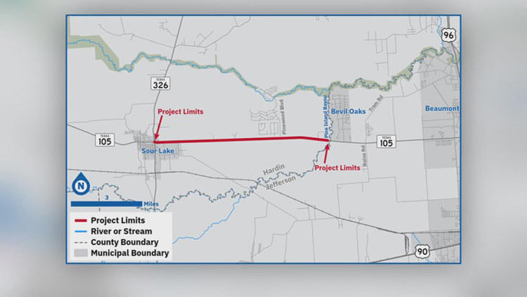 TxDOT to host public hearing on SH 105 Sour Lake project