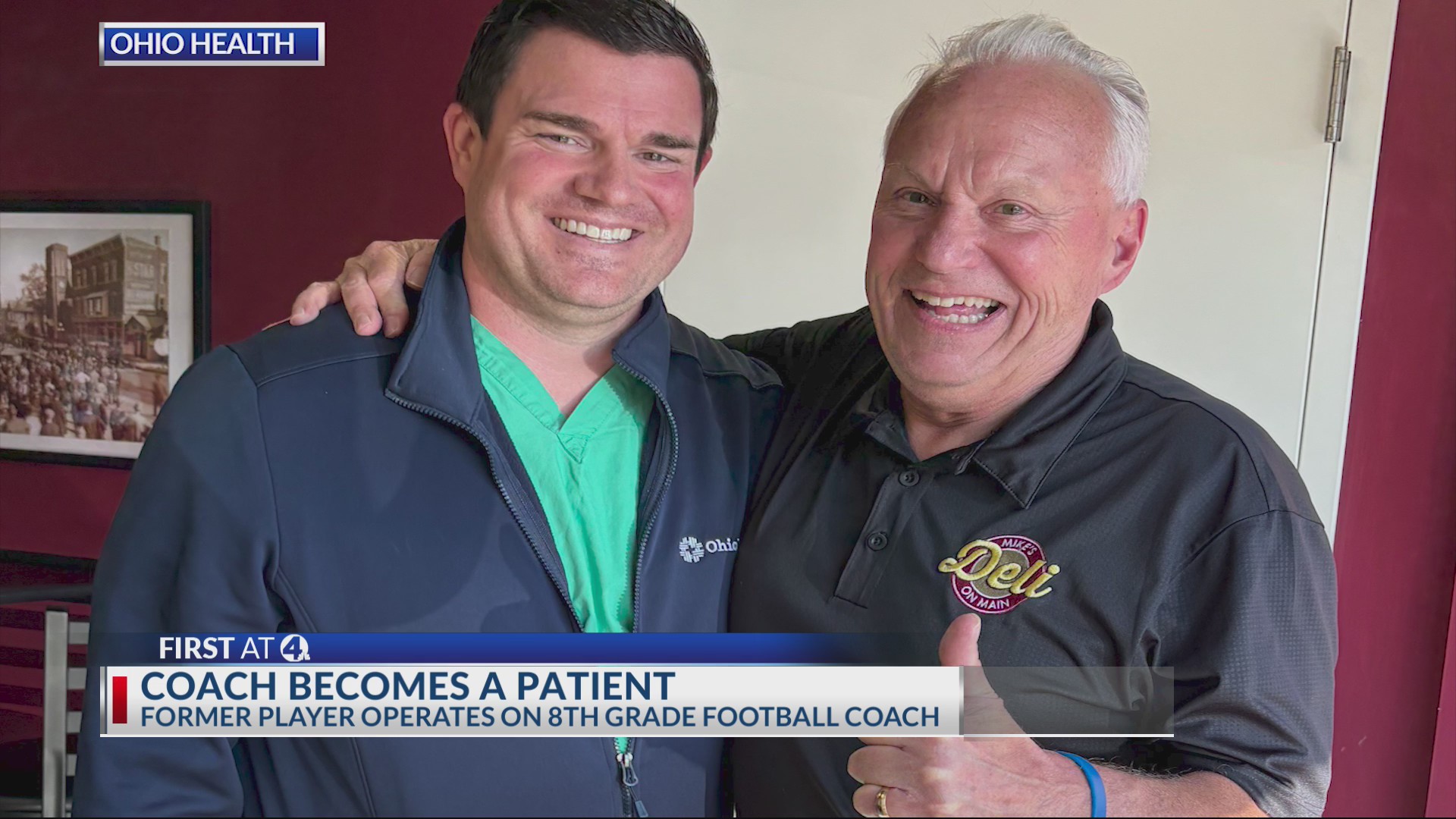 Former player operates on 8th grade football coach