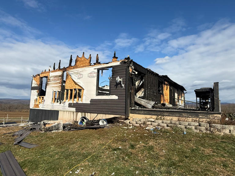 PHOTOS: Home destroyed by fire in Bedford County