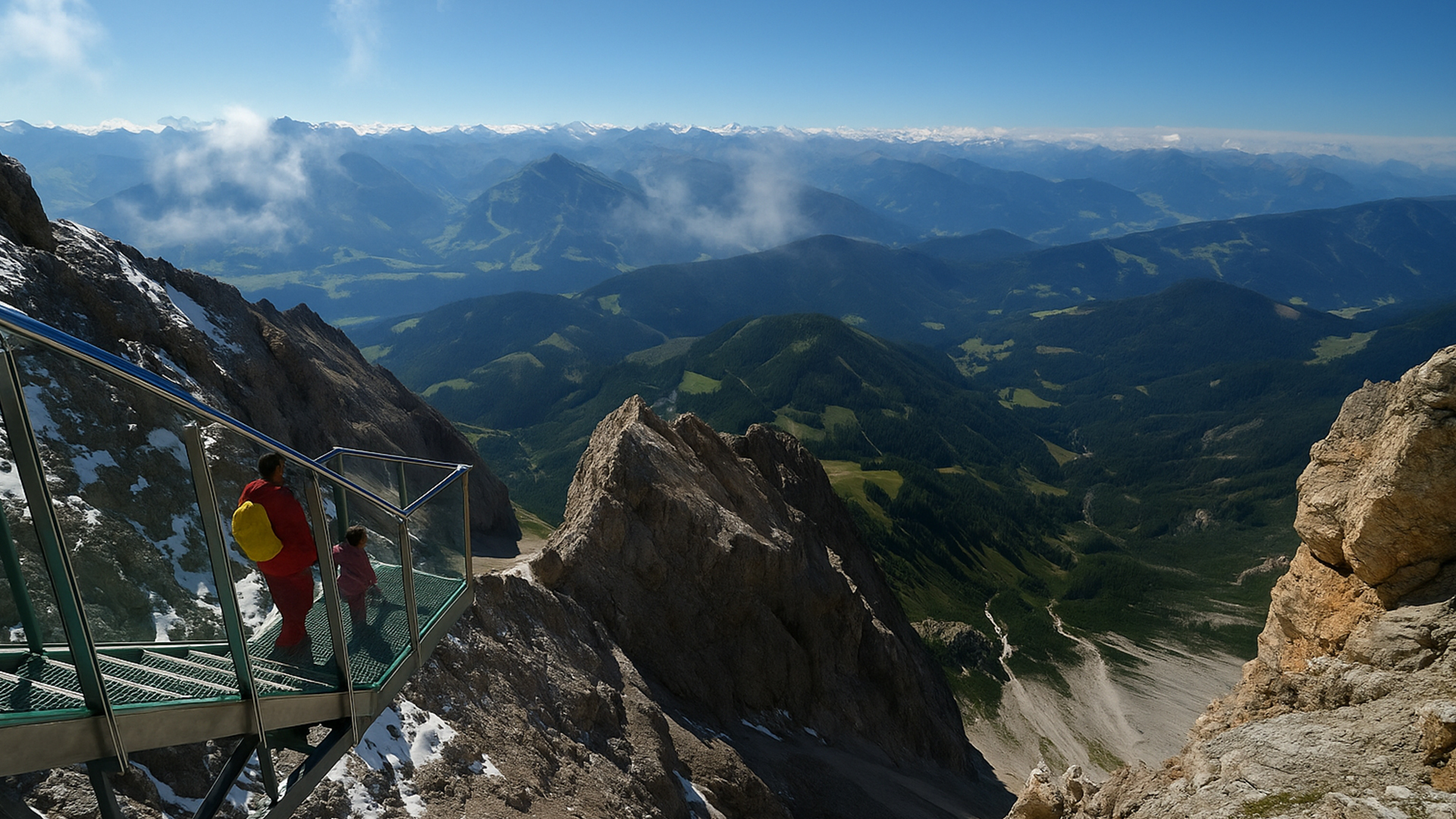 Austria’s Alpine Heights: The Dachstein Glacier Skywalk (4K)