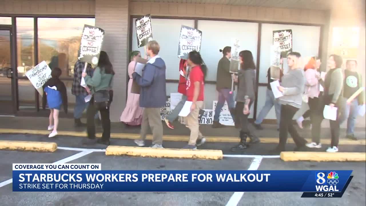 Starbucks workers plan open-ended strike on Red Cup Day