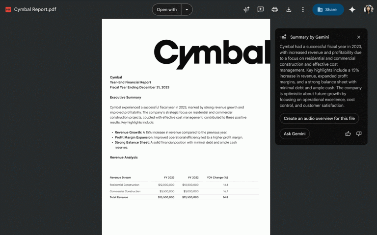 Google Drive Will Use AI To Turn Lengthy PDFs Into Short Audio Summaries