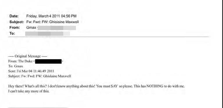 Andrew's Emails with Ghislaine Spark Controversy