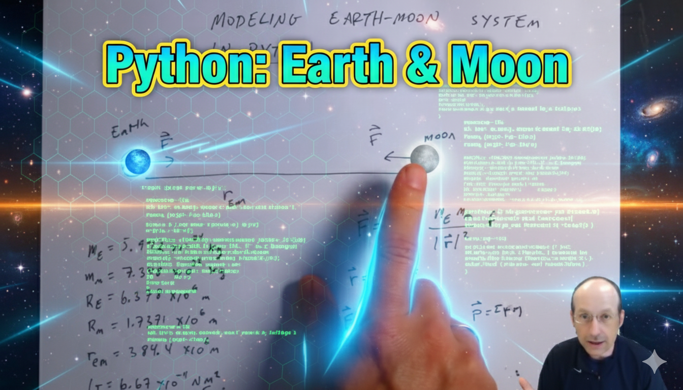 Python Simulation of the Earth-Moon System
