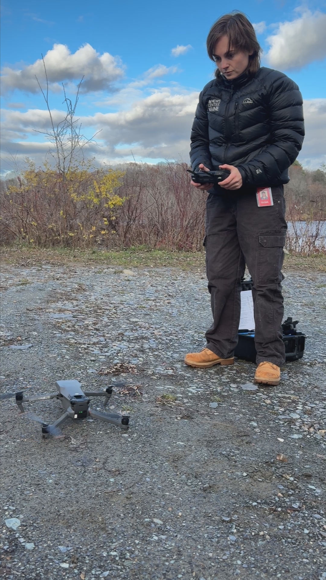 Bird's-Eye View: NCM photographer flies a drone over the Shawmut Dam