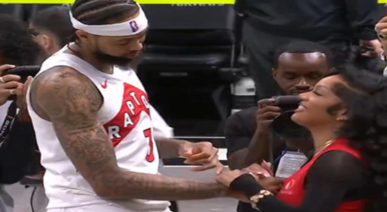 Brandon Ingram shares post-game handshake and kiss with GloRilla at ...