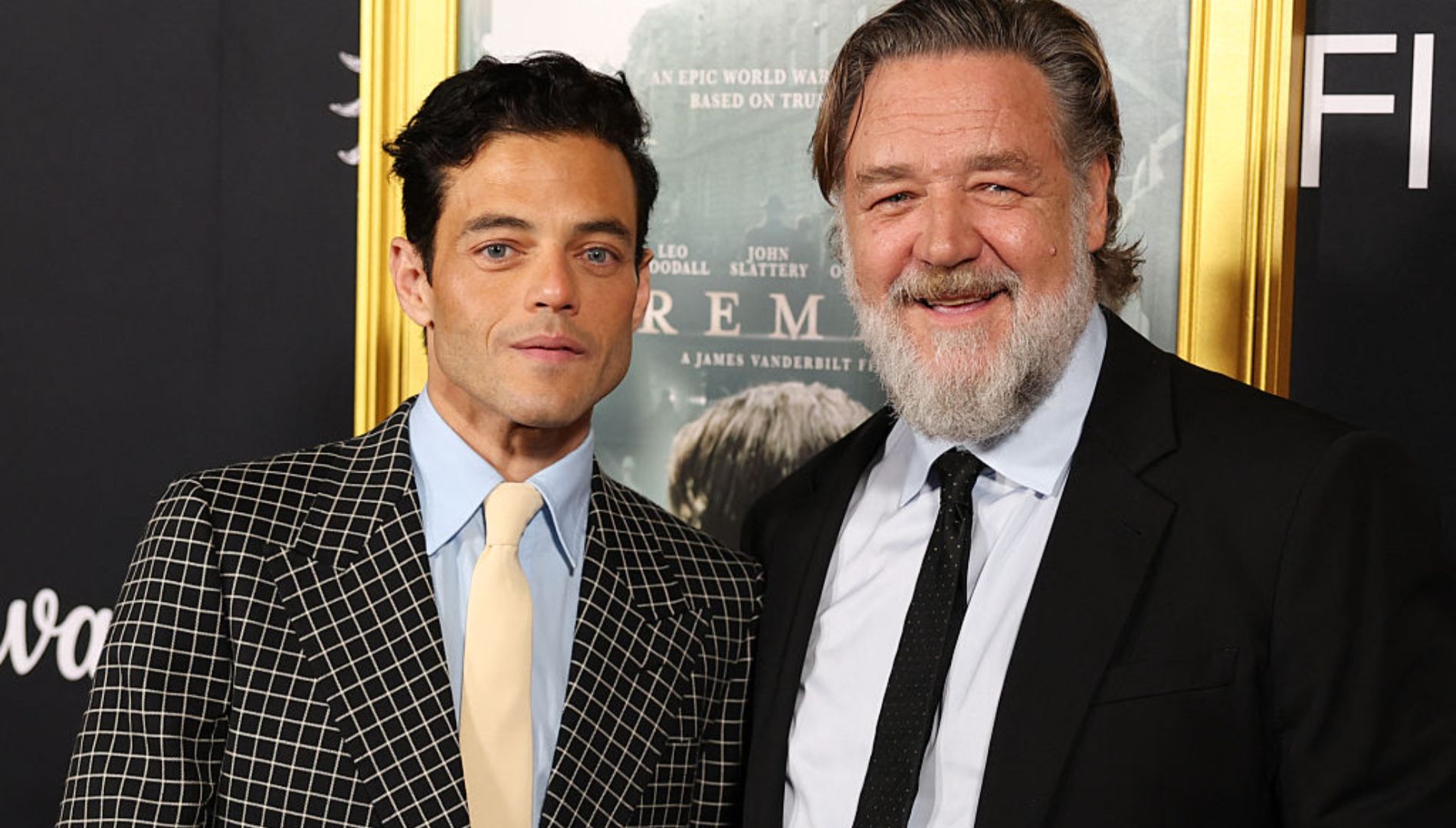 Red carpet: Russell Crowe and Rami Malek shine at the Nuremberg premiere