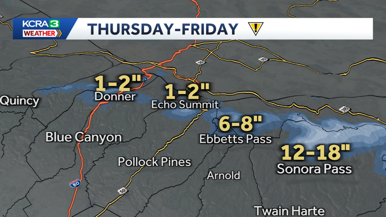 Northern California forecast: Track timing, amounts for soaking rain ...