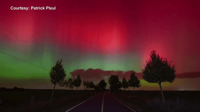 Northern lights illuminate skies Wednesday night; rare display