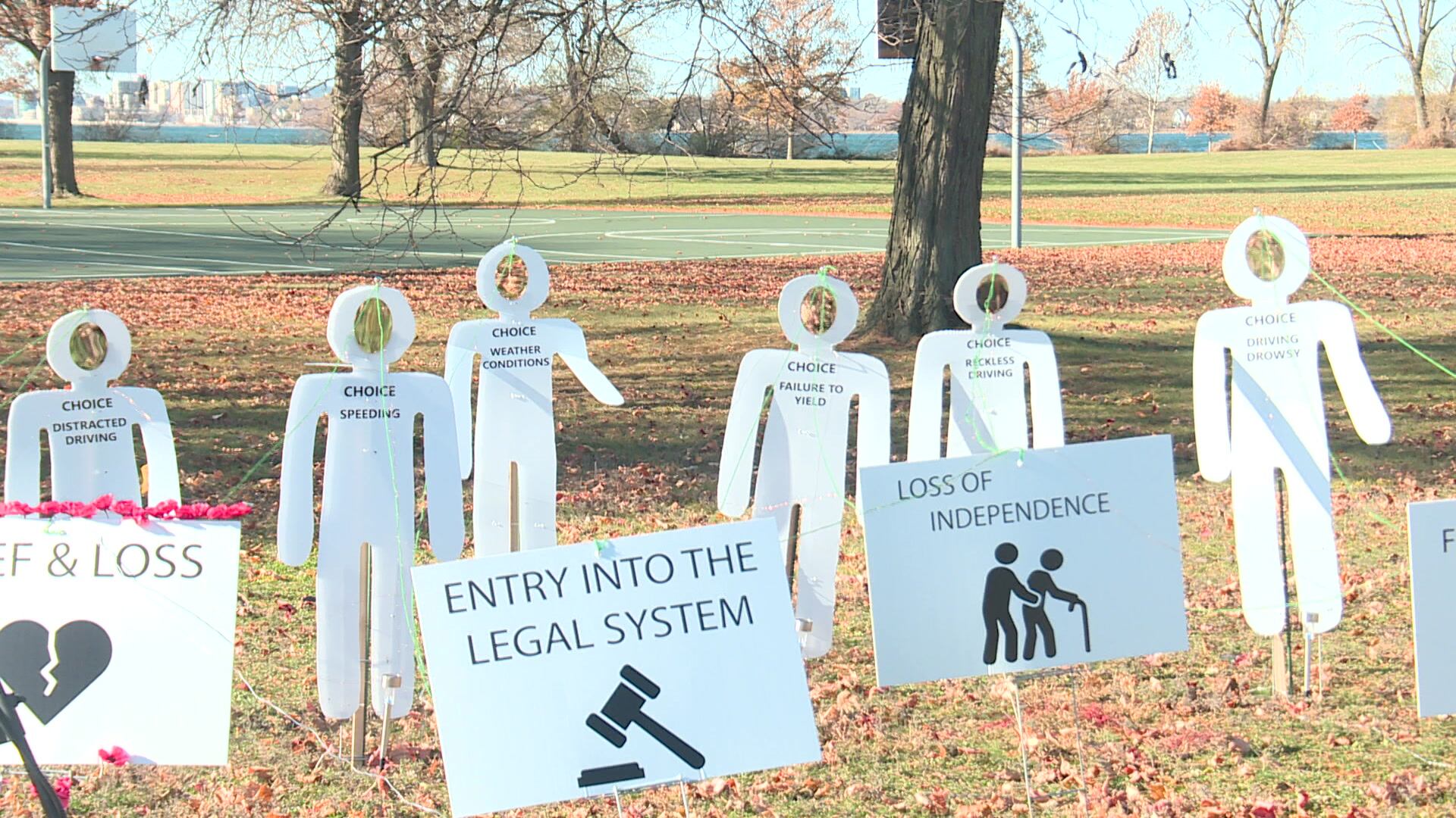 Madison display highlights traffic crash victims as city reports record ...