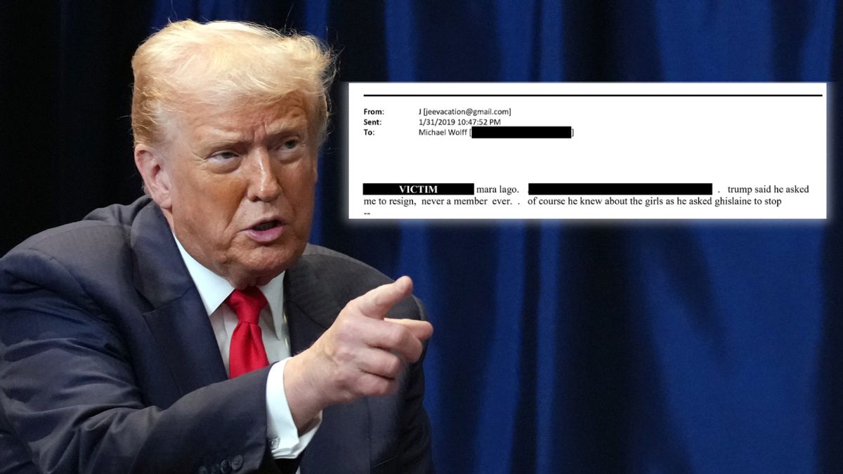 House Oversight Committee released Epstein email alleging Trump 'knew ...