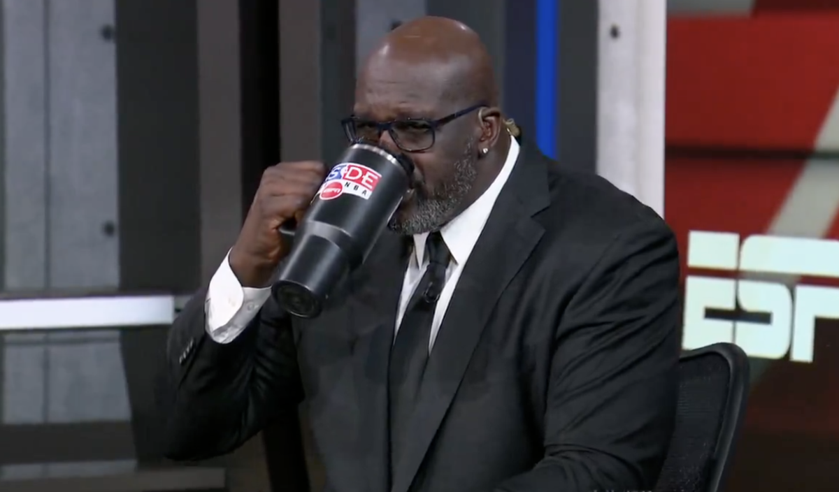Shaquille O'Neal's Drink Choice Had Fans Worried Tonight