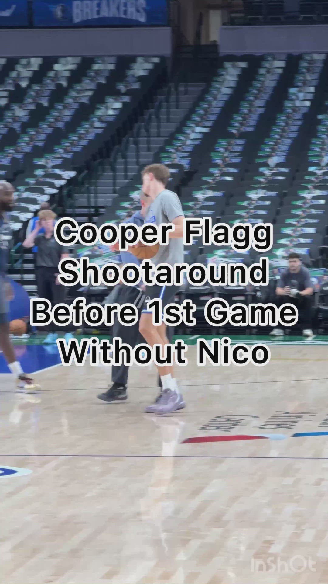 Cooper Flagg's first shootaround after Mavericks GM Nico Harrison's firing