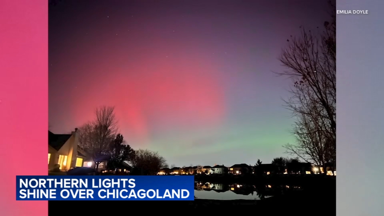 Northern lights visible in parts of Chicago area | See photos