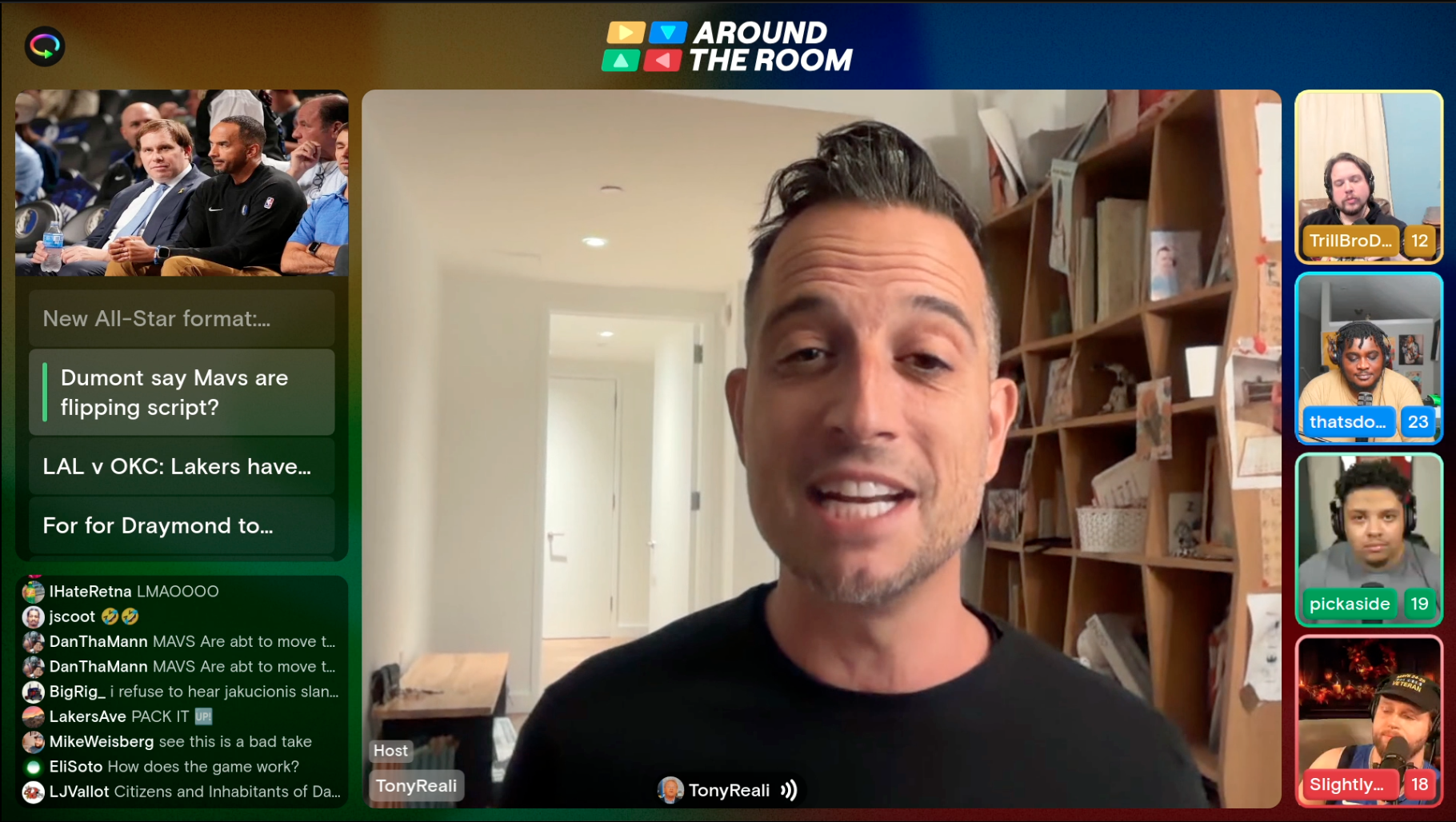 Tony Reali recreates 'Around the Horn' on streaming platform