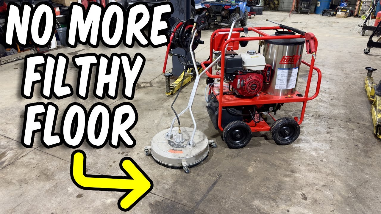 Transform Your Concrete With Hot Water Pressure Washing!