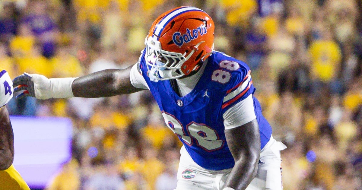 Initial injury report: Florida DL Caleb Banks doubtful vs. Ole Miss