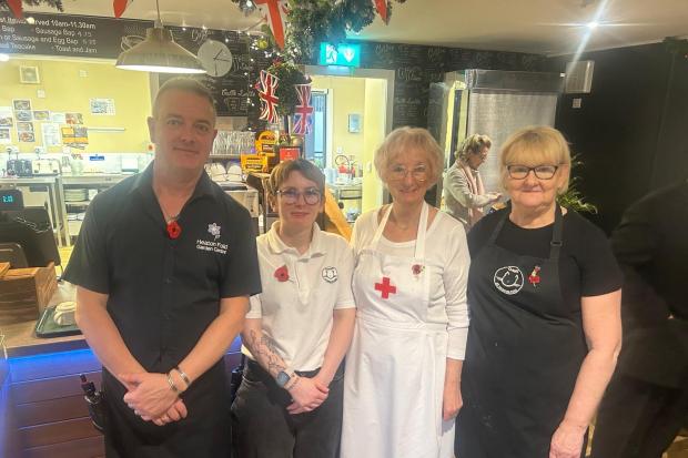 Bolton veterans honoured at special garden centre lunch