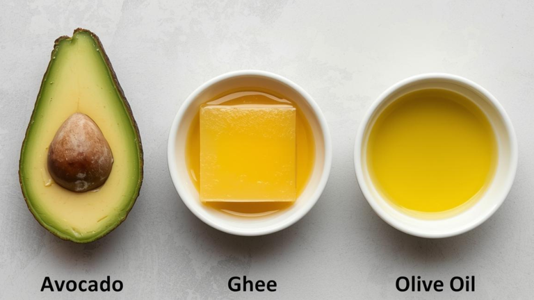 Avocado vs Ghee vs Olive Oil: Which is a better source of fat and nutrition