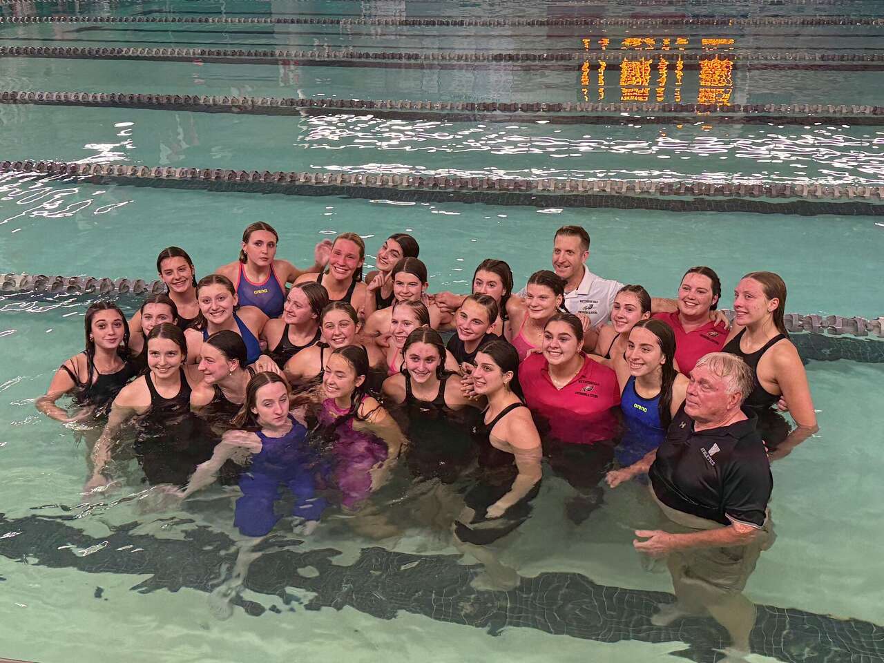 Wethersfield holds off Pomperaug in Class M for 1st CIAC girls swimming ...