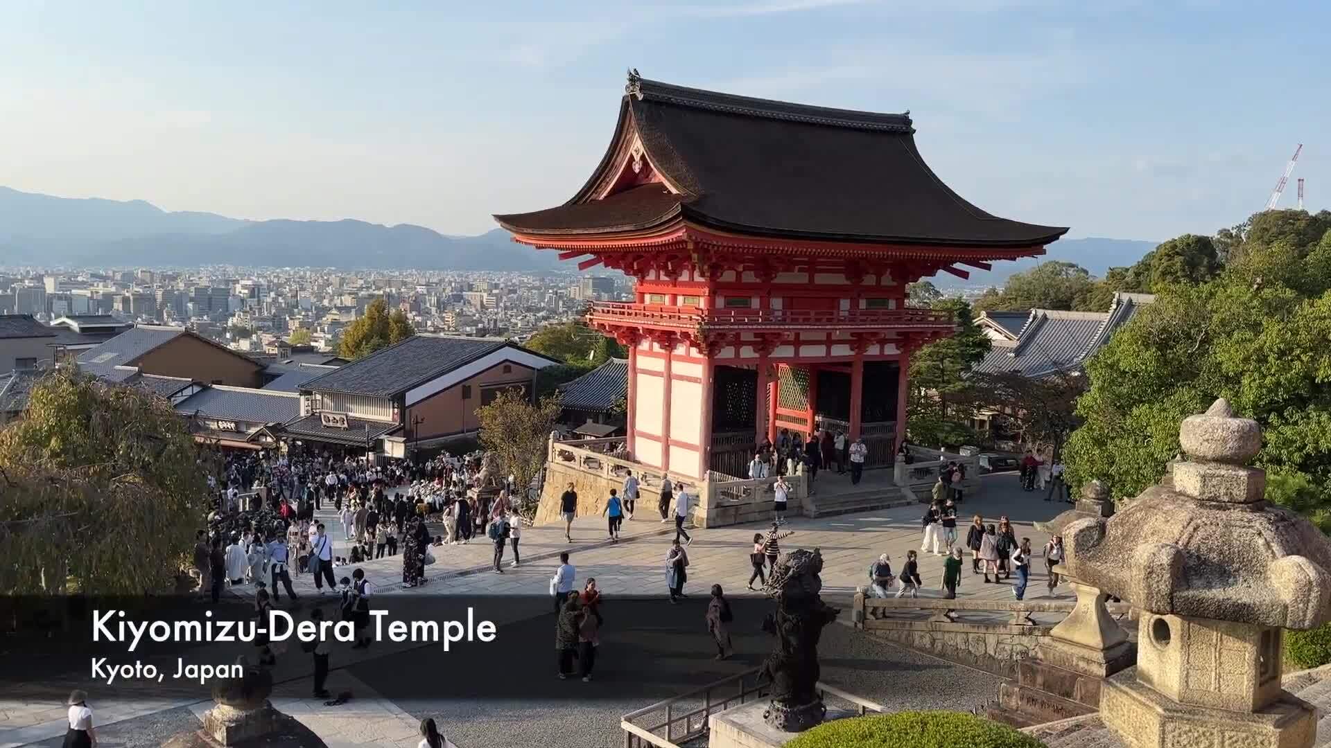Kiyomizu Dera Temple in Kyoto Japan 2023