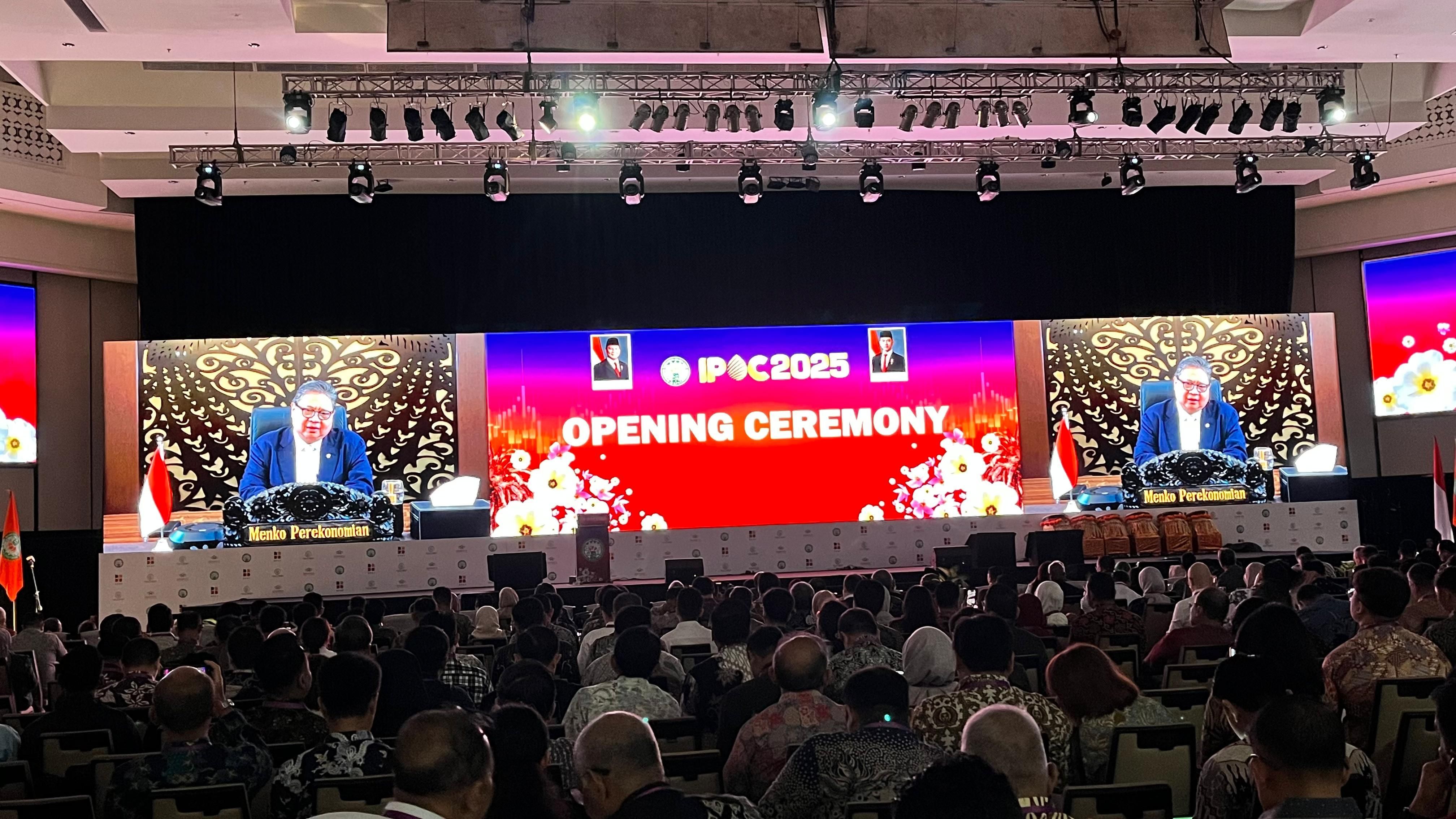 IPOC 2025 Resmi Dibuka, Menko Perekonomian Airlangga Hartarto Sebut ...