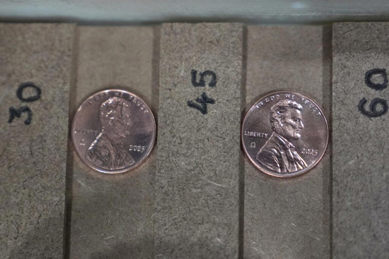 U.S. Mint Presses Final Pennies as Production Ends After More Than 230 ...