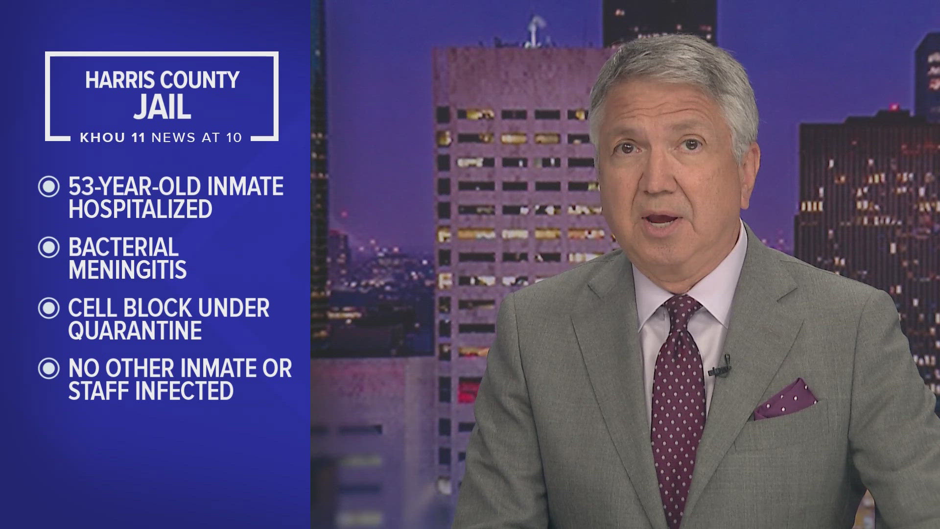 Inmate in critical condition after contracting bacterial meningitis at ...