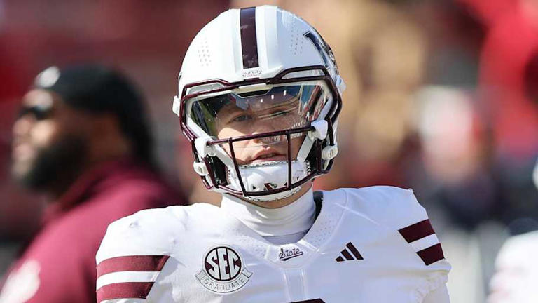Blake Shapen injury update: Mississippi State Bulldogs injury report vs ...