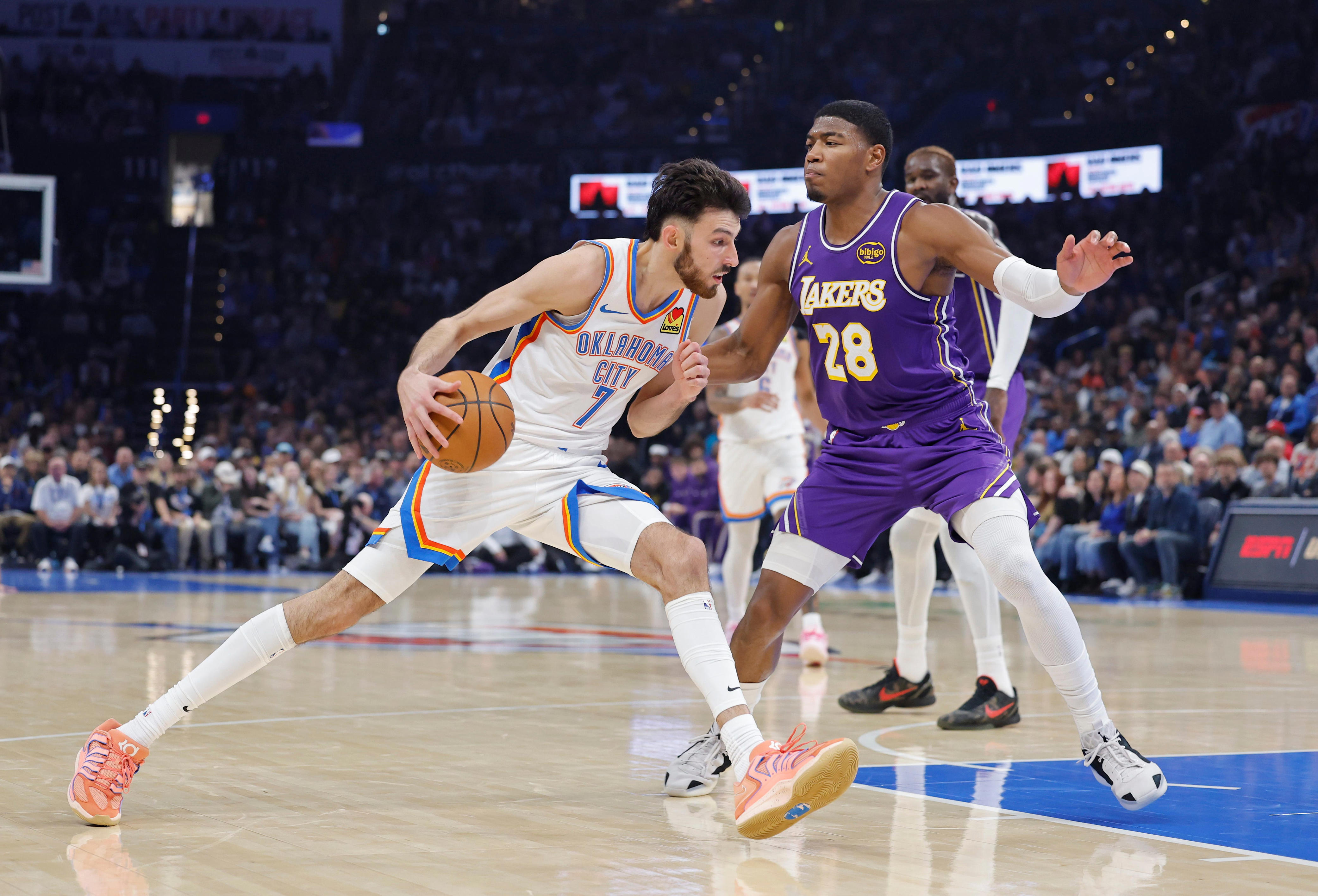 Here is the full Lakers vs. Thunder 2026 NBA playoffs Round 2 schedule