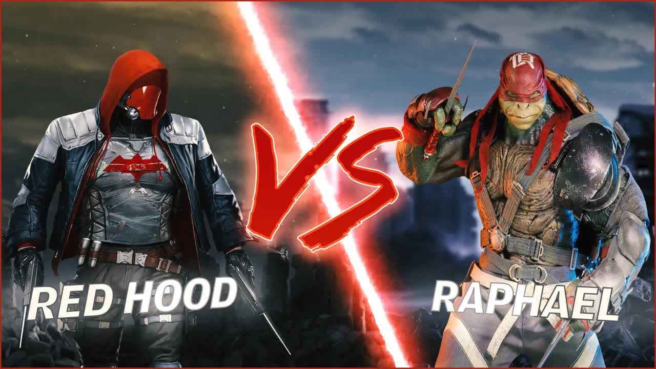 Red Hood vs TMNT's Raphael