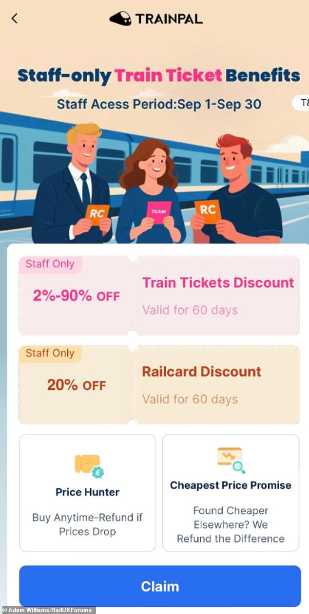 Train booking platform accused of encouraging 'unlawful behaviour' to avoid paying full-price fares
