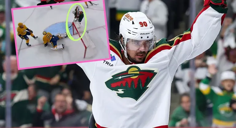 Il tire à côté du goal, mais marque