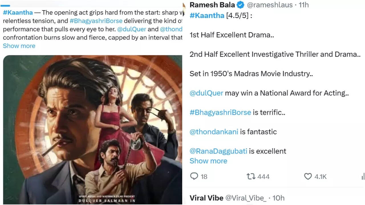 'Kaantha' first review: Dulquer delivers career-best as TK Mahadevan ...