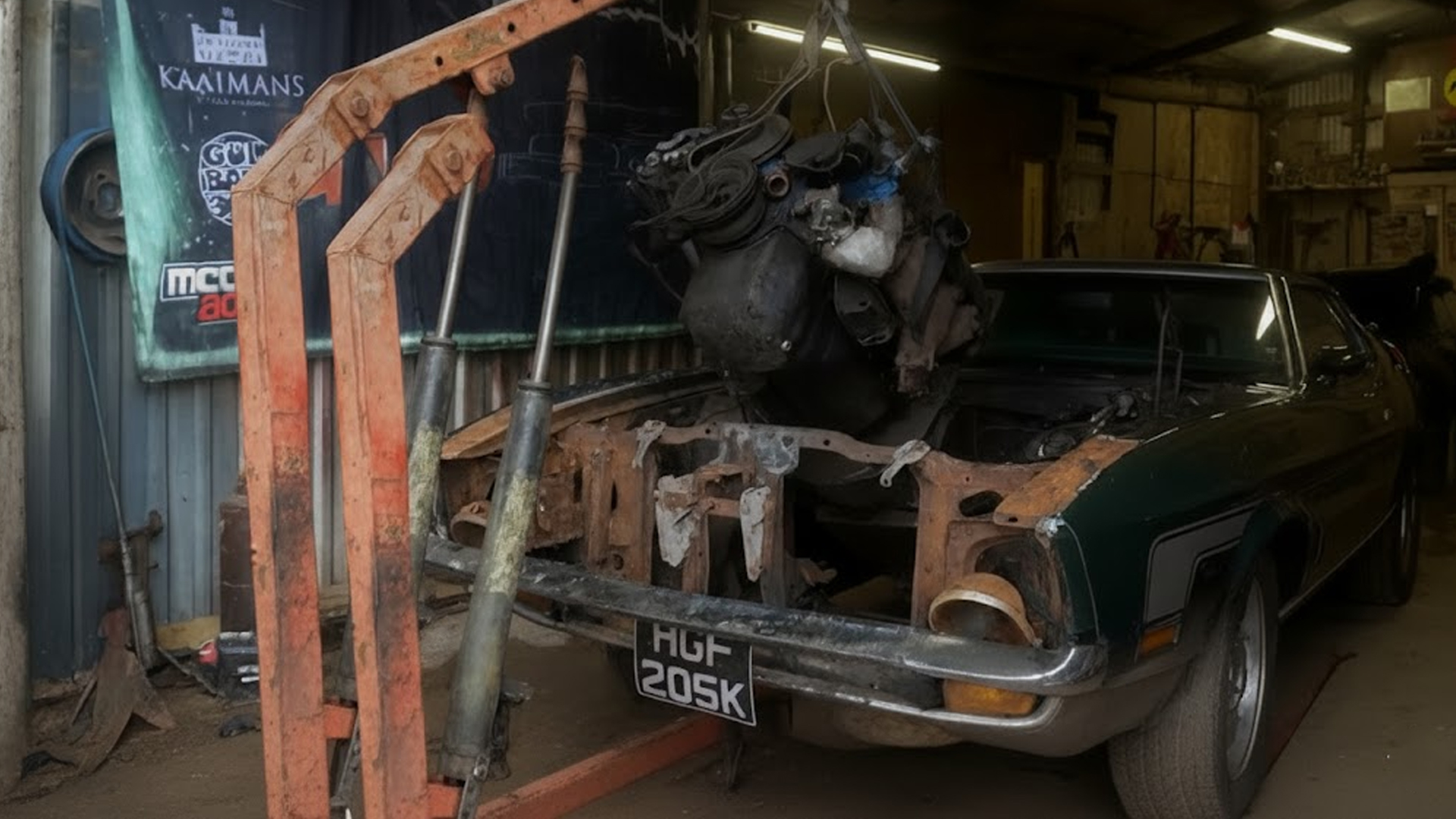 Rebuilding a Fire-Damaged Ford Mustang Alone