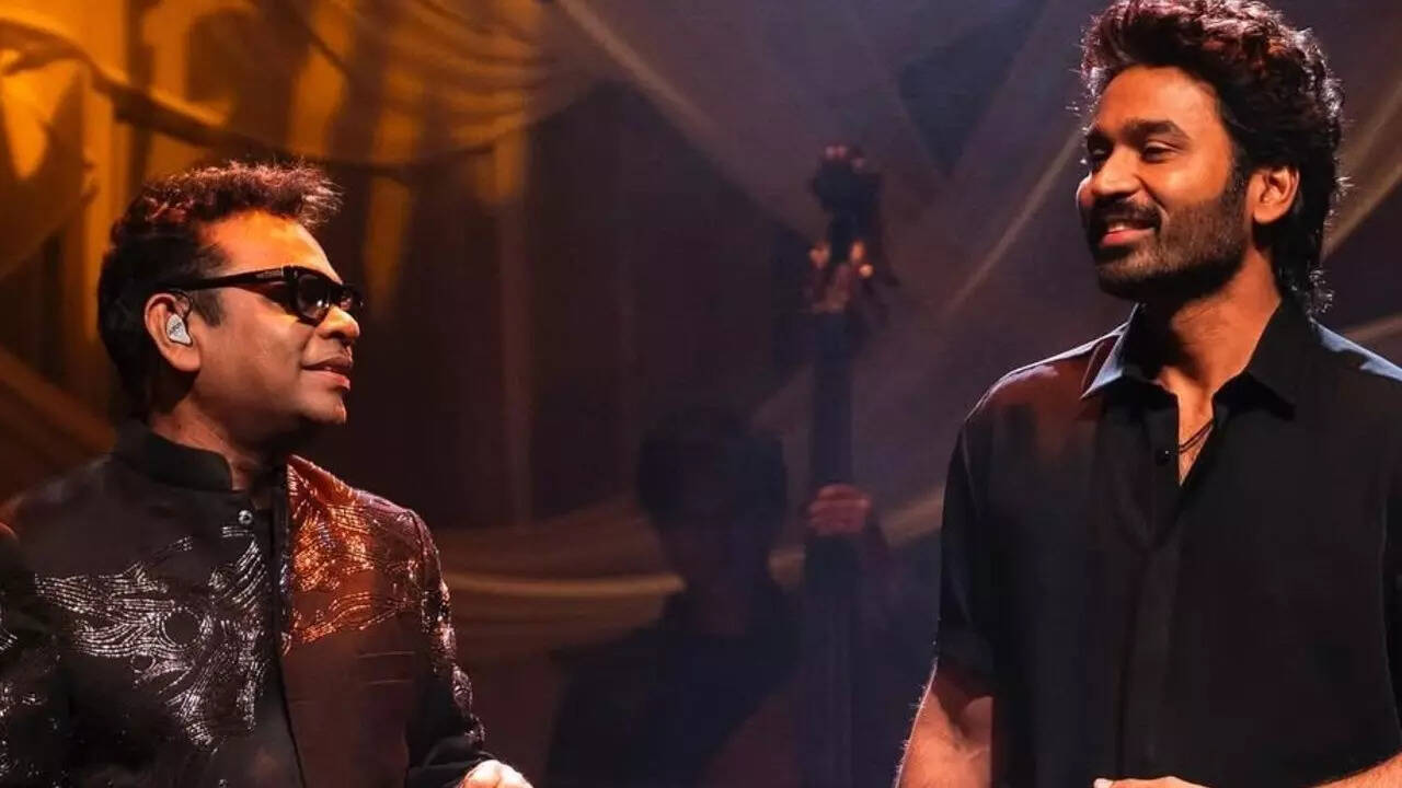 Dhanush and Rahman create musical magic at ‘Tere Ishk Mein’ Mumbai ...