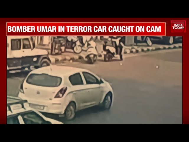 Delhi Terror Plot: CCTV Footage Shows Umar Driving Explosives-Laden Car ...