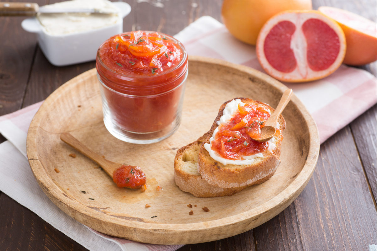 Pink Grapefruit Jam