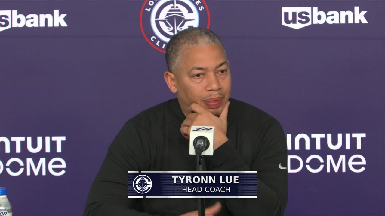 DEN 130, LAC 116: Clippers coach Tyronn Lue Postgame Media Availability