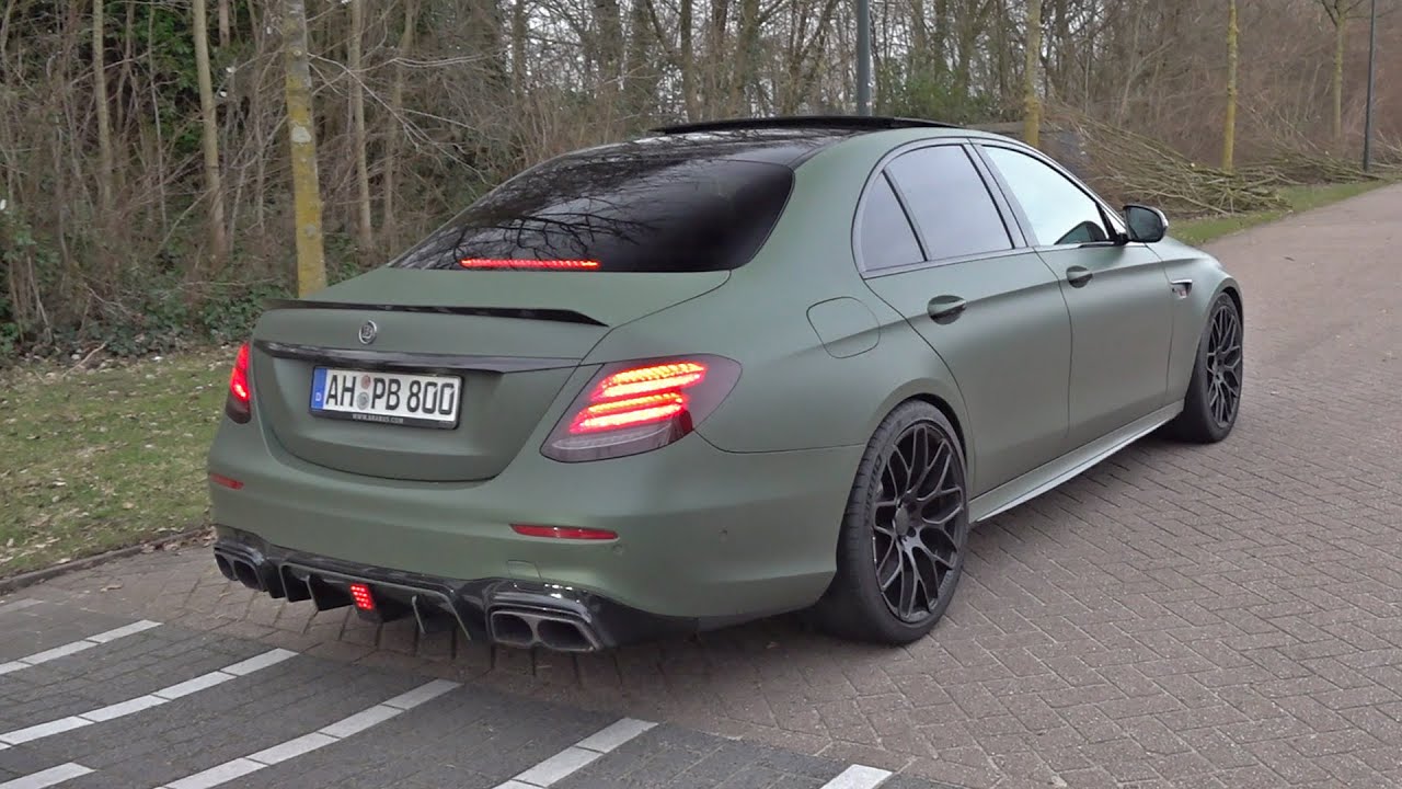 BRABUS E63 S – V8 : Puissance et démarrages spectaculaires