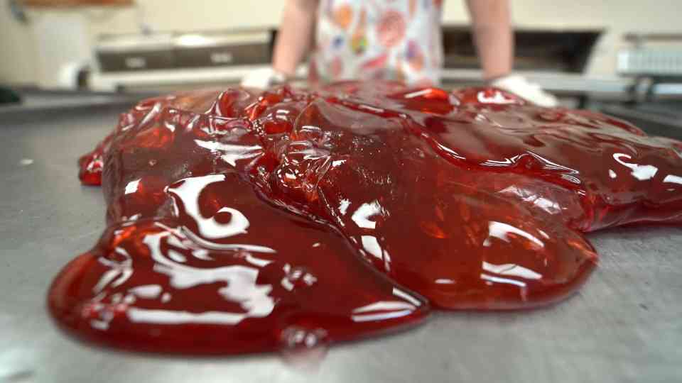 We made 72 pounds of this addictive candy apple flavor