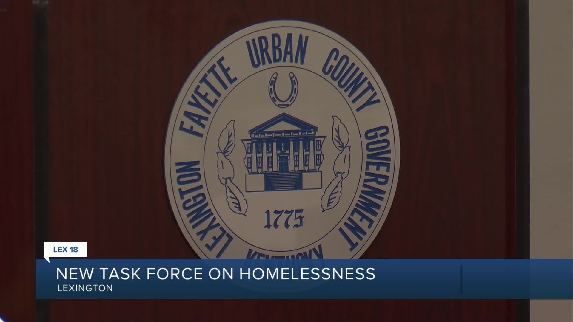 New task force on homelessness